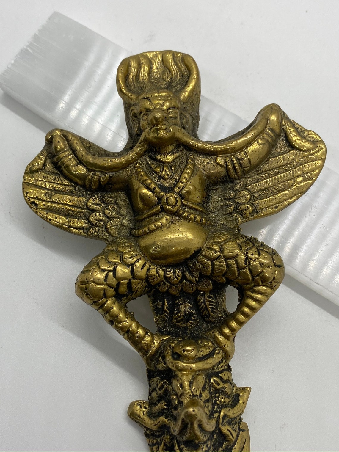 Antique Brass Phurba with Garuda Gold color Phurba Handmade | Etsy