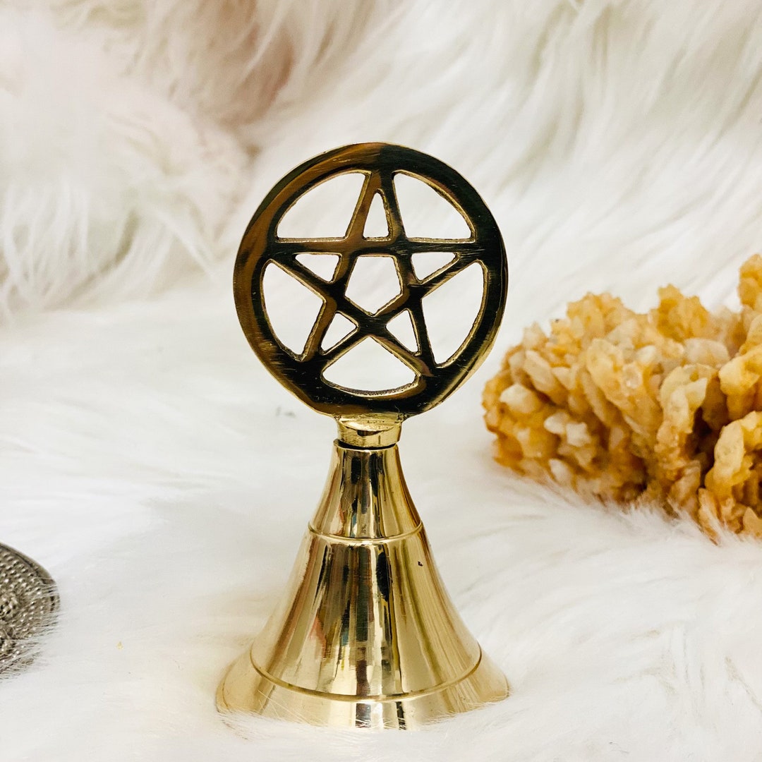 Pentagram Brass Bell, Magic Bells, Trinity Knot Bells, Triquetra Home ...
