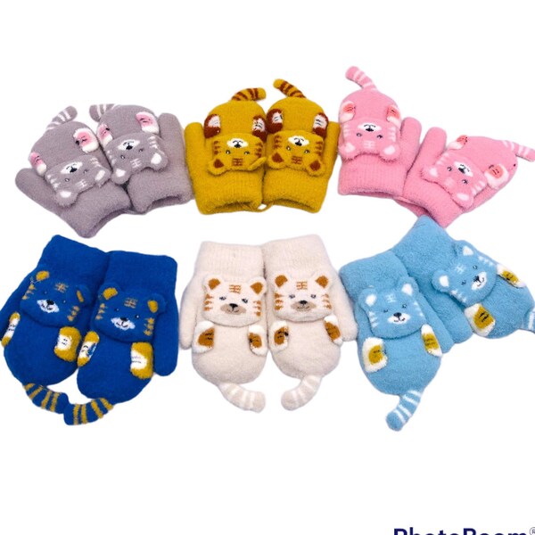 Animal Mittens - Etsy