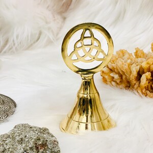 Pentagram Brass Bell, Magic Bells, Trinity Knot Bells, Triquetra Home ...