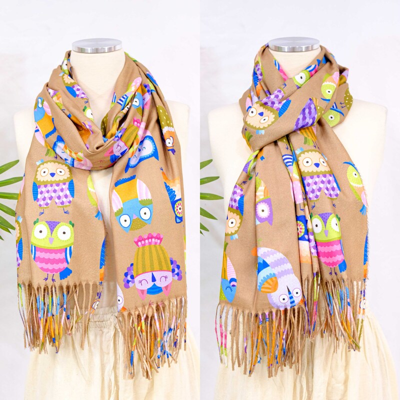 Crochet Owl Scarf - Etsy