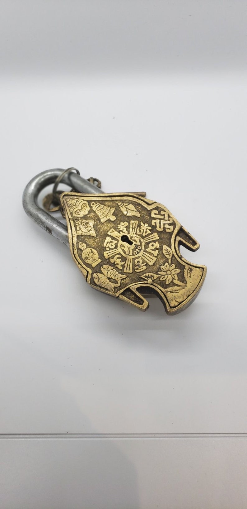 Handmade Brass Buddha Lock With Two Keys From Nepal Pad Lock - Etsy