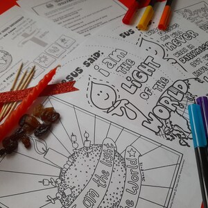 Christingle Celebrate Christmas Digital Colouring and Activity Set - Etsy