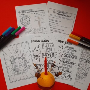 Christingle Celebrate Christmas Digital Colouring and Activity Set ...