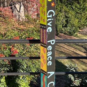 Garden Peace Pole - Etsy