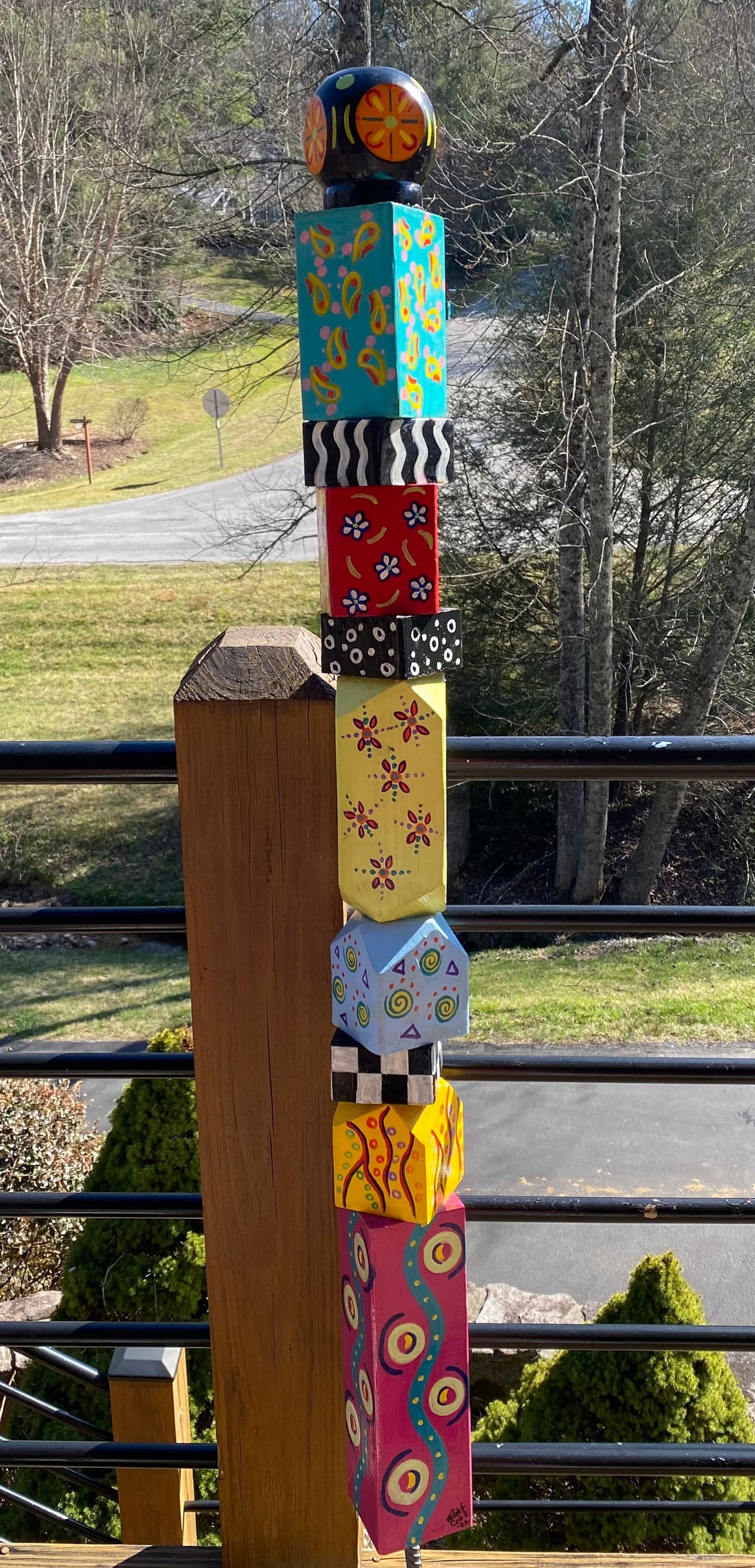 Garden Totem With a Twist - Etsy