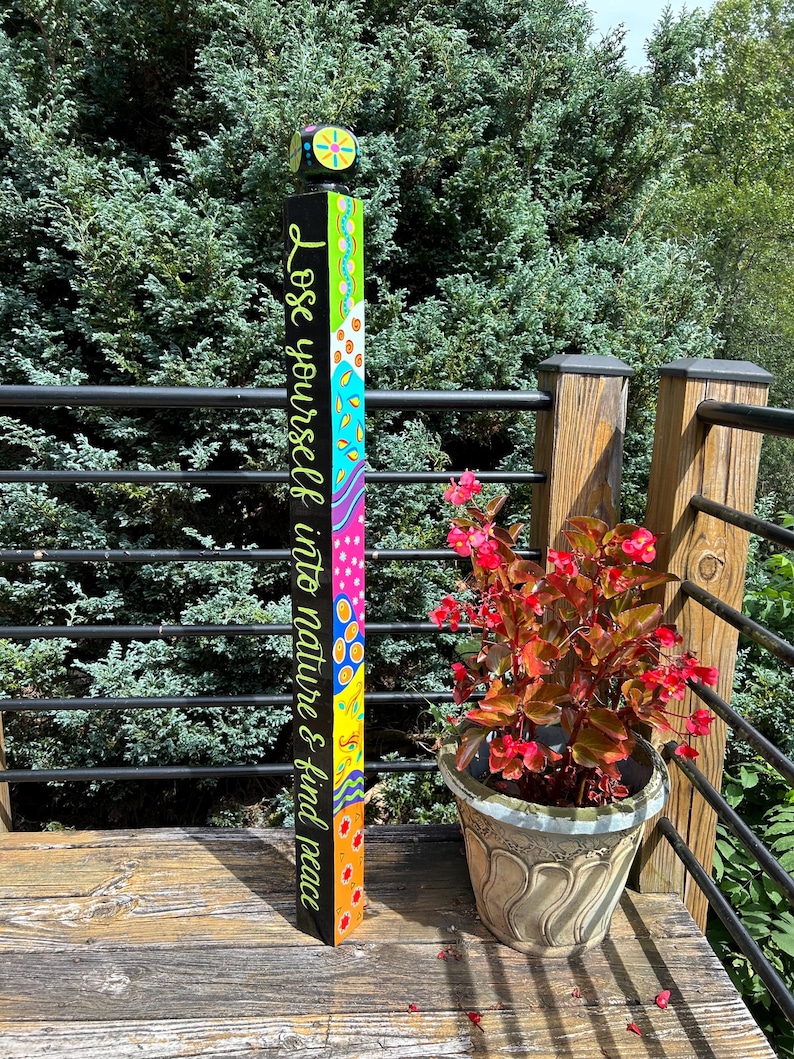 Garden Peace Pole - Etsy