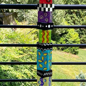 Garden Totem With a Twist - Etsy