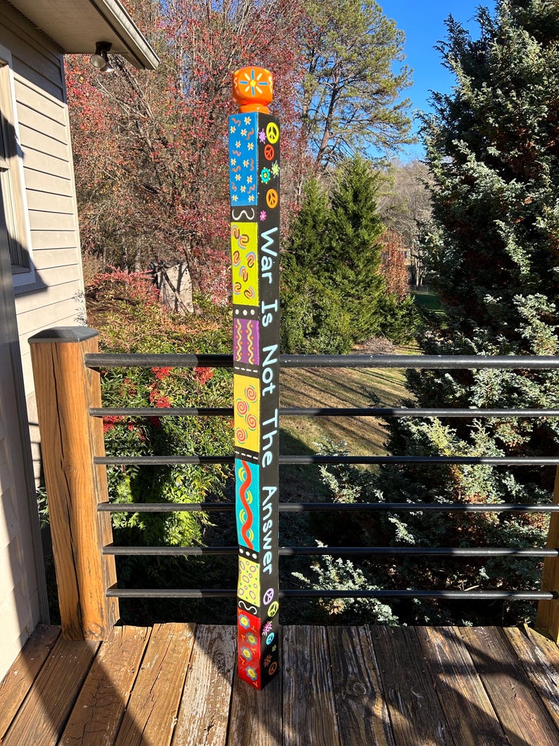 Garden Peace Pole - Etsy