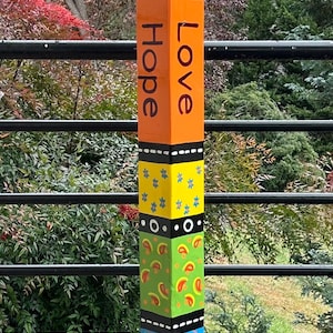 Garden Peace Pole - Etsy