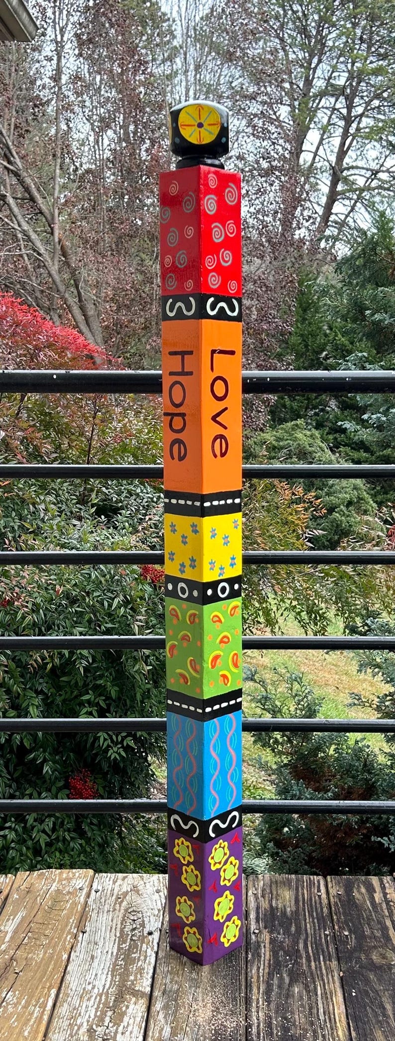 Garden Peace Pole - Etsy