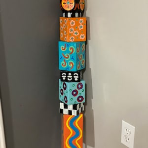 Garden Totem With a Twist - Etsy