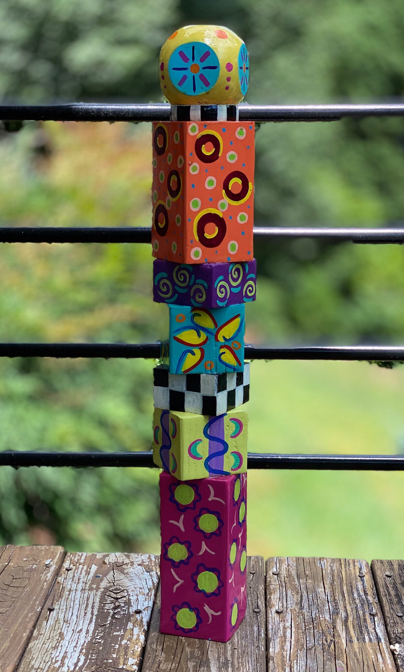 Garden Totem With a Twist - Etsy