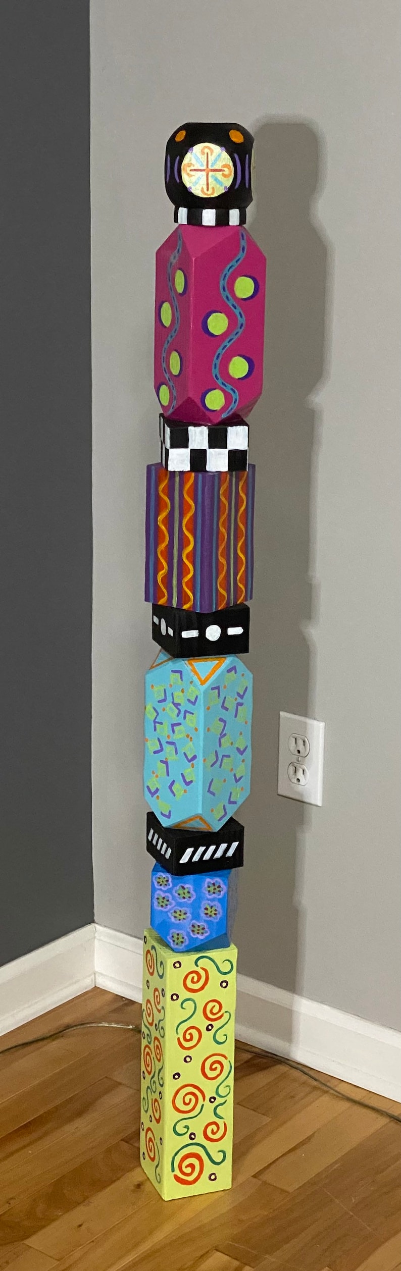 Garden Totem With a Twist - Etsy