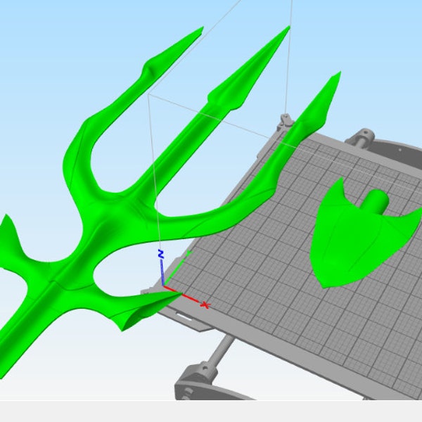 Mermaid Trident - Etsy