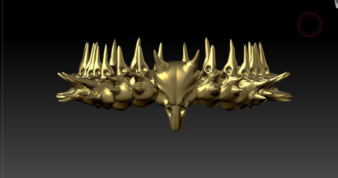 Bird Skull Crown STL File - Etsy