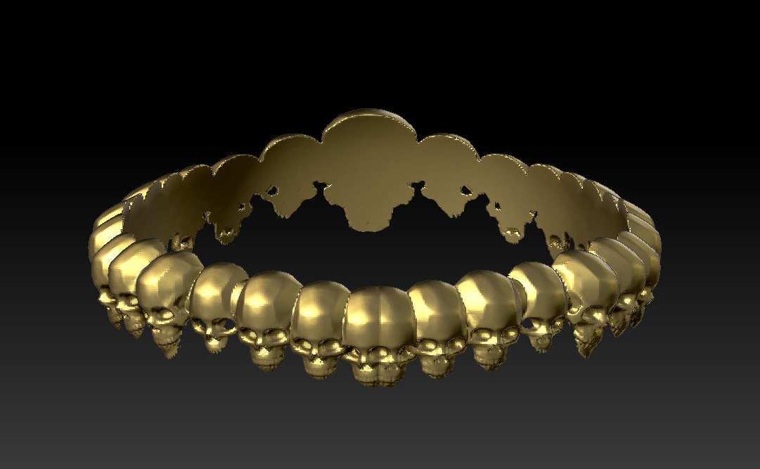 Skull Crown STL File | Etsy