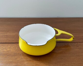 Yellow Enamel Pan | Etsy