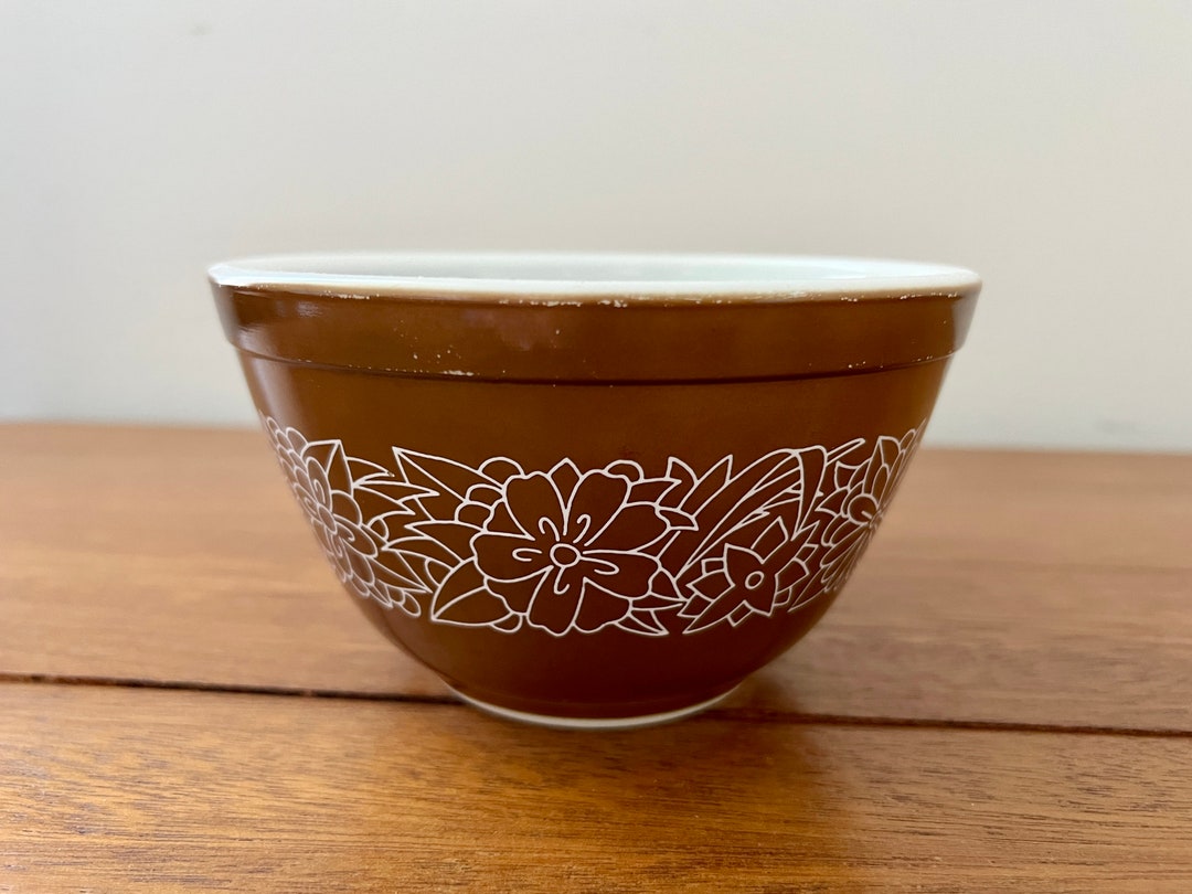 Pyrex 401 Woodland Nesting Mixing Bowl - Etsy