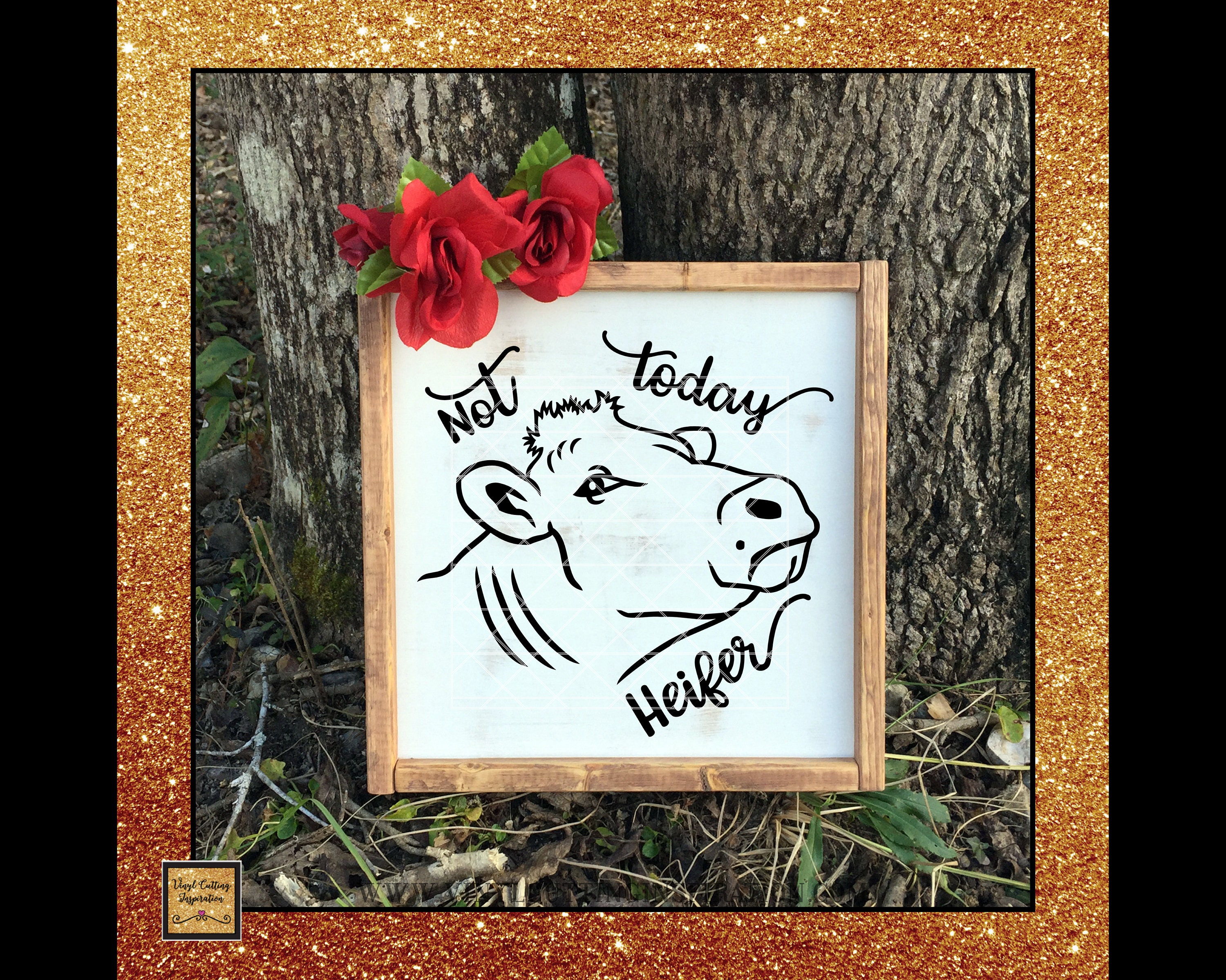 Not Today Heifer SVG Cow Svg Heifer Svg Funny Svg Heifer - Etsy Australia