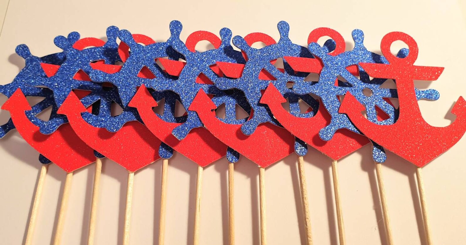 Nautical Cupcake Toppers Cupcake Toppers Sea Party - Etsy
