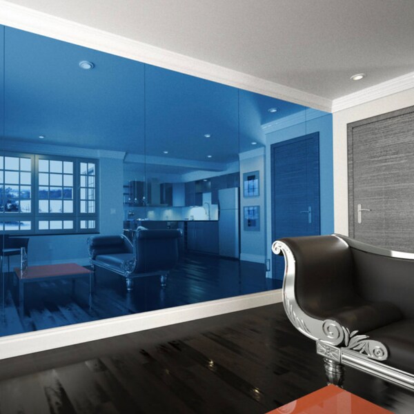 Blue Tinted Mirror - Etsy