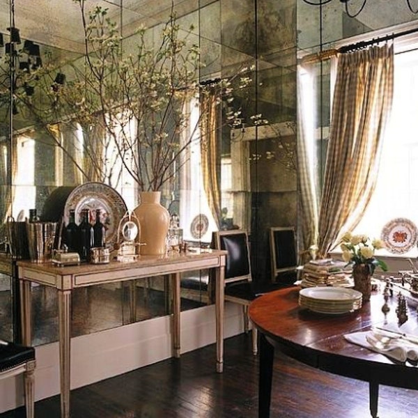 Antique Mirror Panel - Etsy