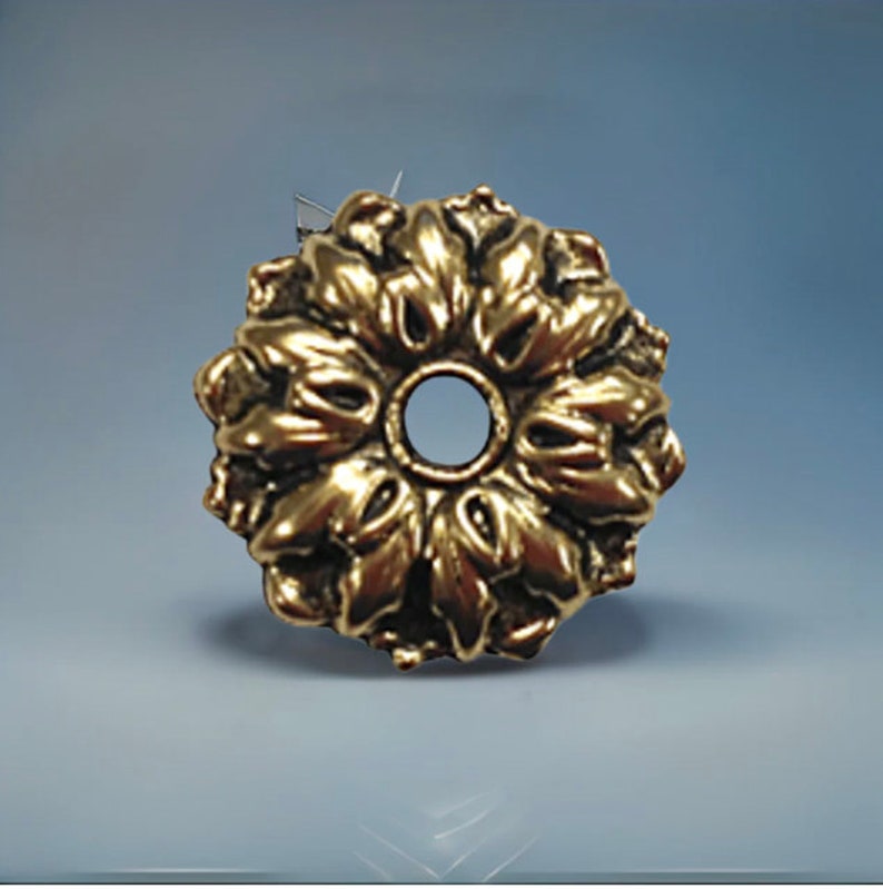 Antique Gold Floral Metal Mirror Rosettes (include 8 Rosettes) - Etsy