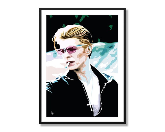 David Bowie Digital Art Print | Etsy