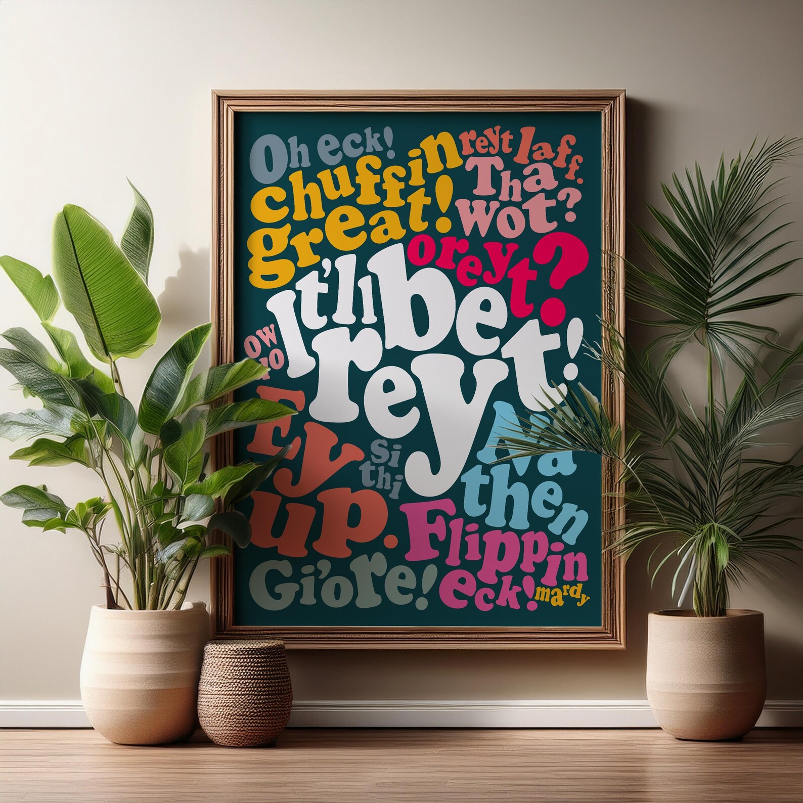Yorkshire Slang Dialect Multiple Sayings Print Wall Art - Etsy