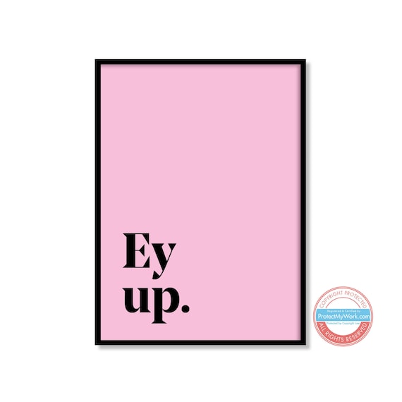 Yorkshire Sheffield Slang Saying Dialect Posters Wall Art | Etsy UK