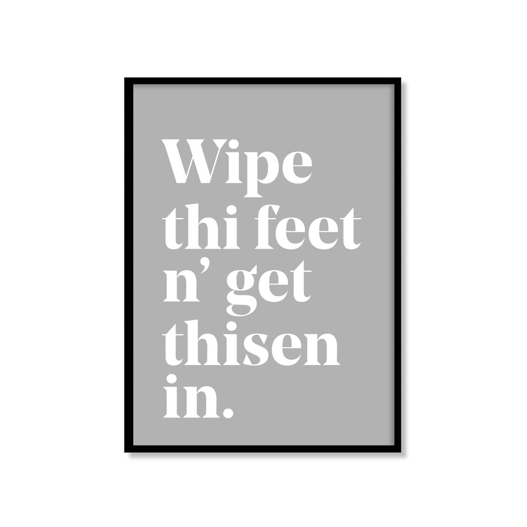 Yorkshire Sheffield Slang Saying Dialect Posters Wall Art - Etsy UK