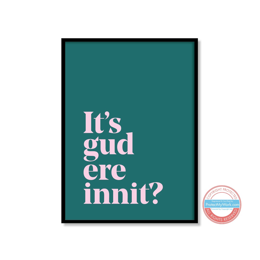 Yorkshire Sheffield Slang Saying Dialect Prints - Etsy UK