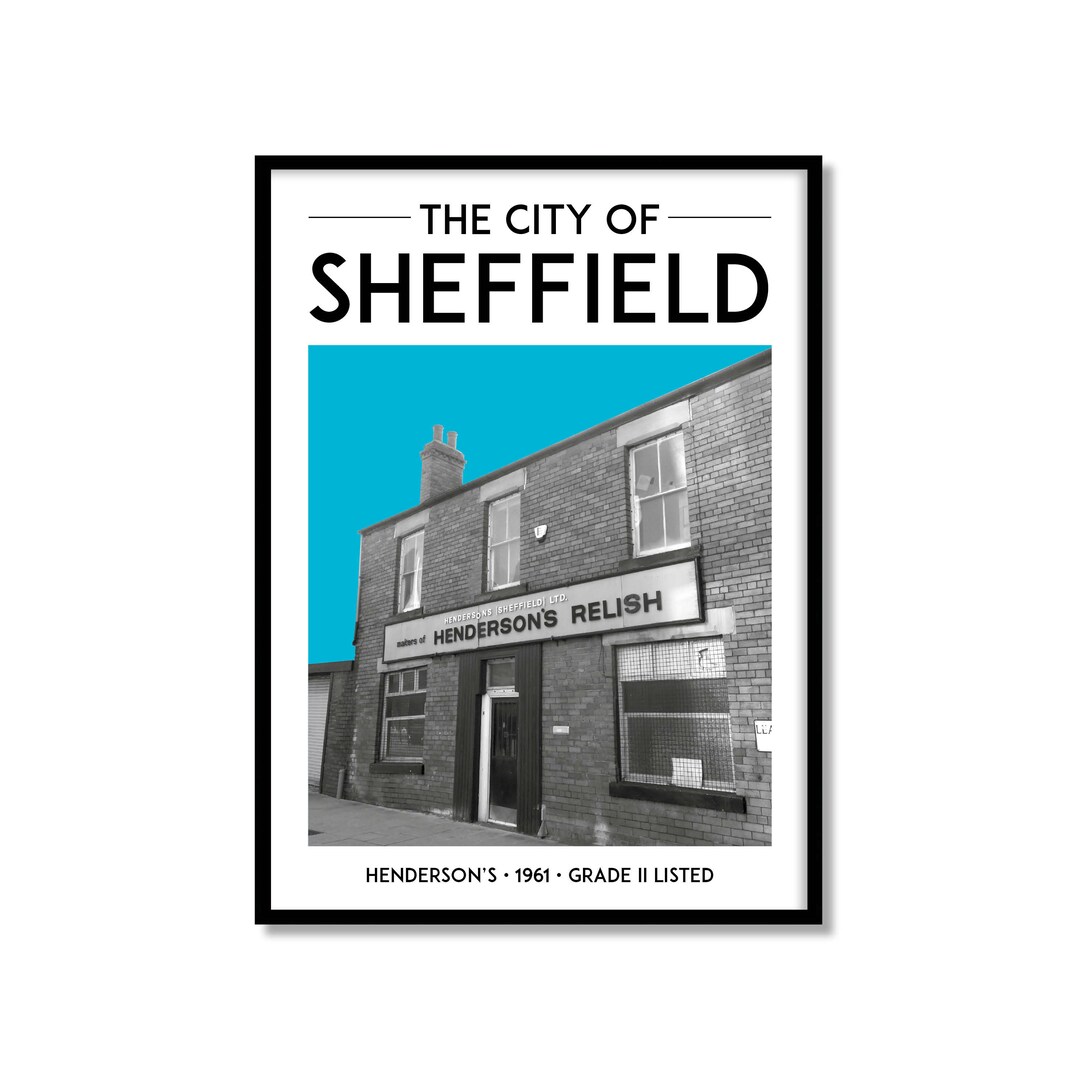 The City of Sheffield - Henderson's Relish Building - Etsy