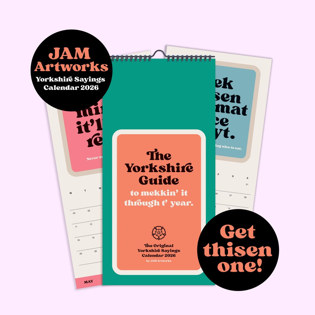Yorkshire Sayings Dialect Slang Calendar 2026 - Etsy UK