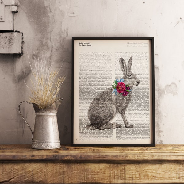 Whimsical Rabbit - Etsy