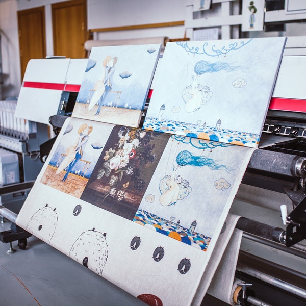 Custom Fabric Print - Etsy