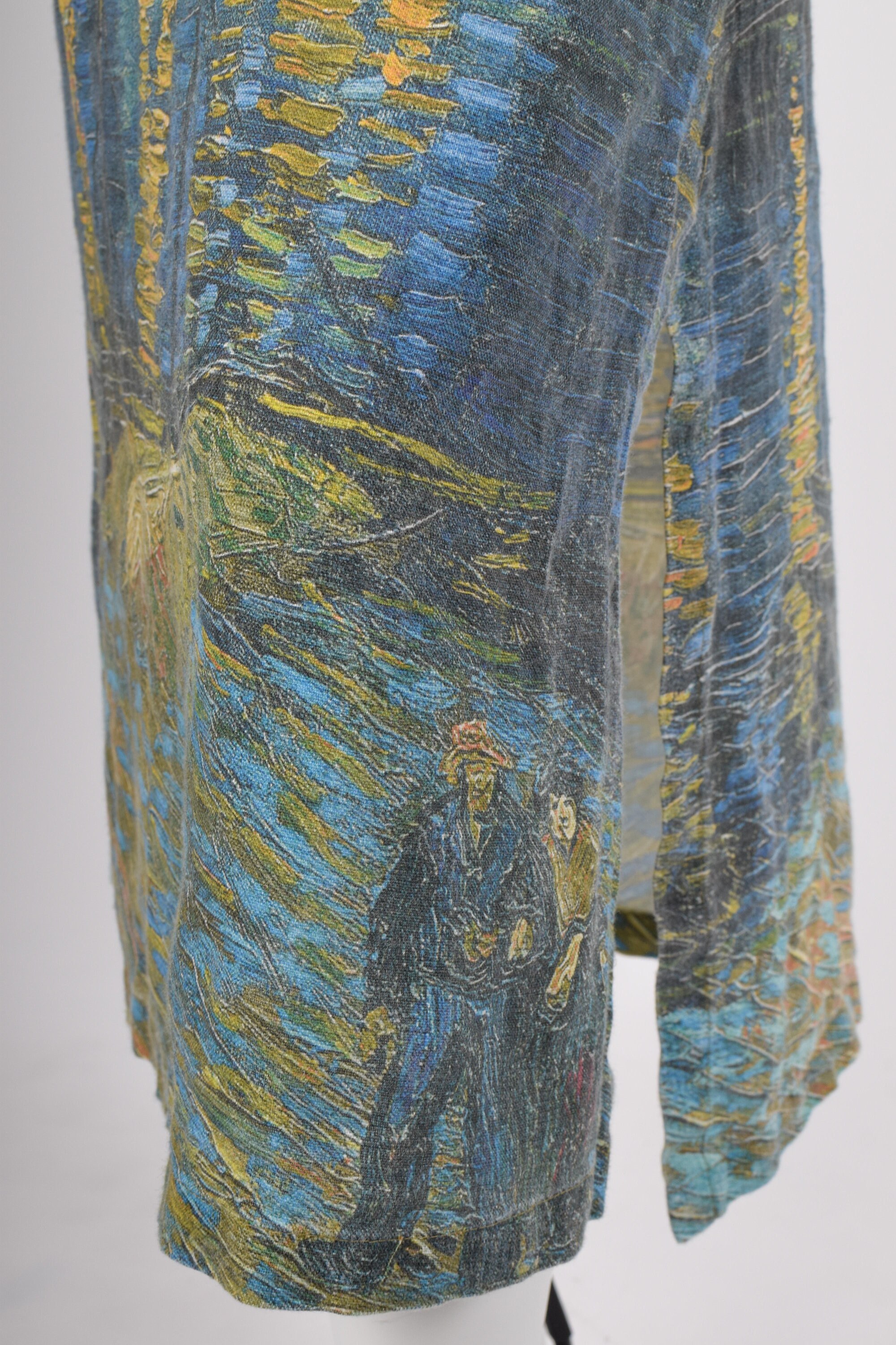 Long linen women dress, Vincent van Gogh, Starry Night, tunic dress ...