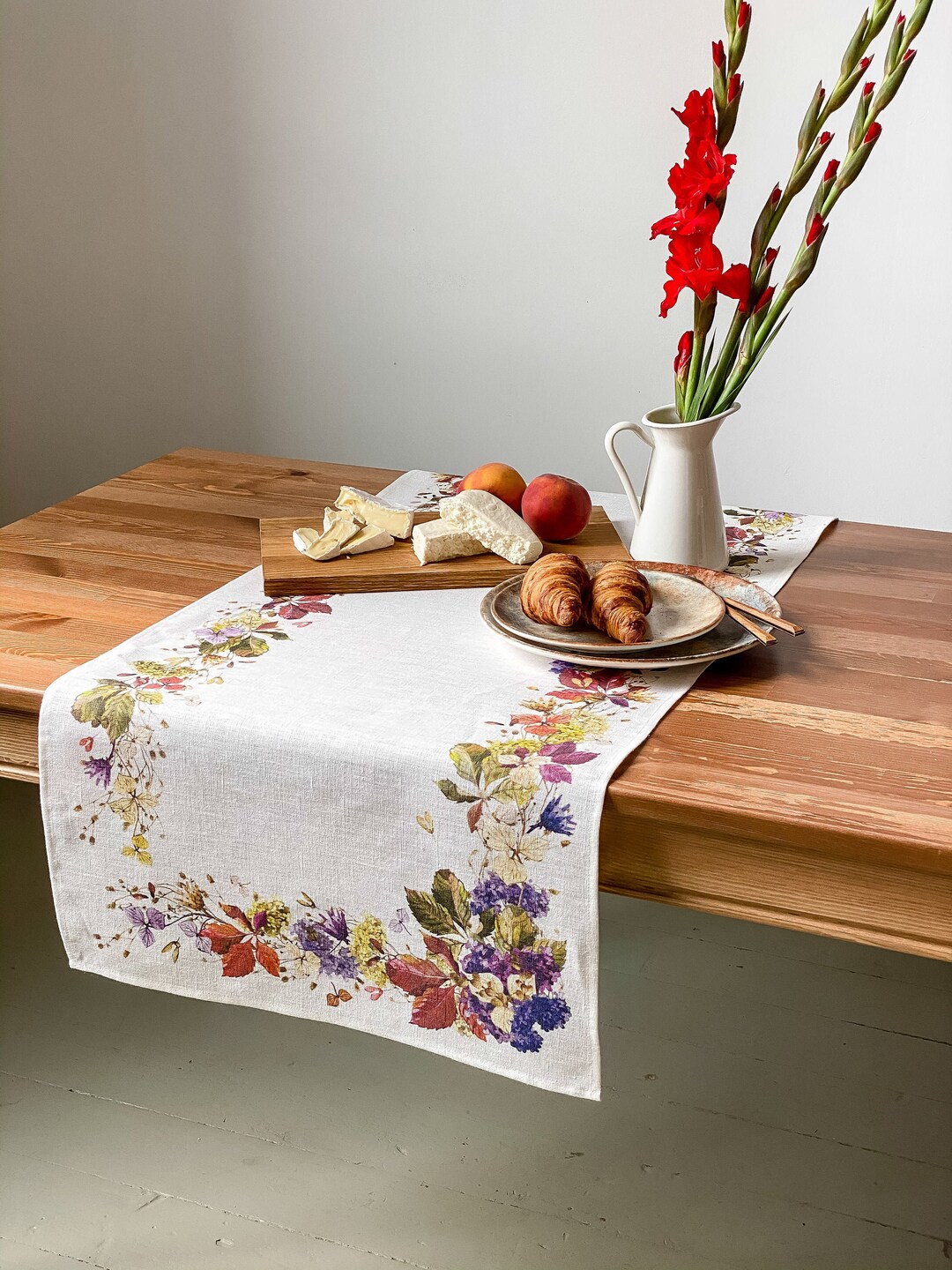 Table Runner, Lovely Autumn, Custom Size, Housewarming Gift ...