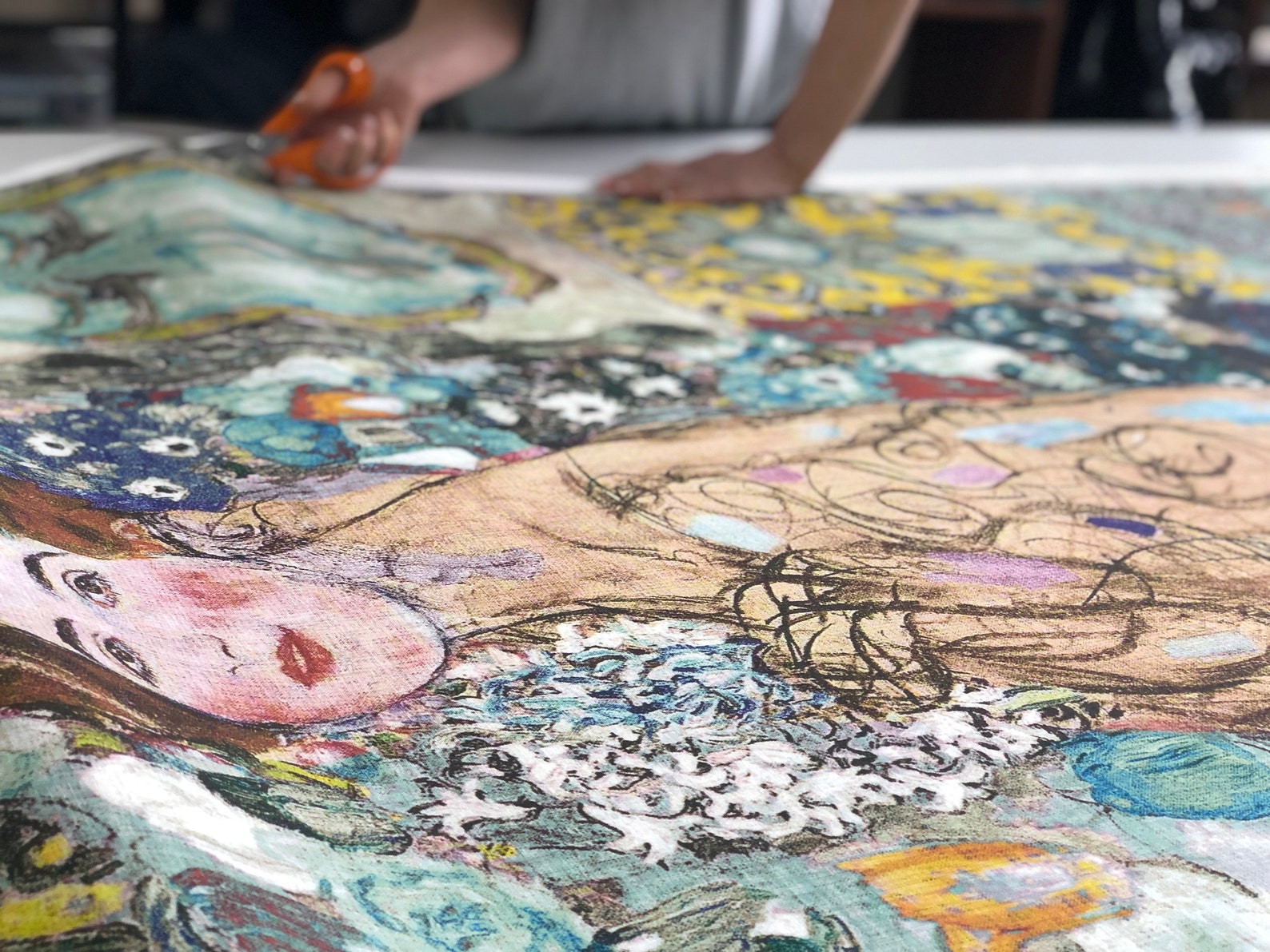 Wall Tapestry Portrait of Maria Munk Gustav Klimt Wall - Etsy