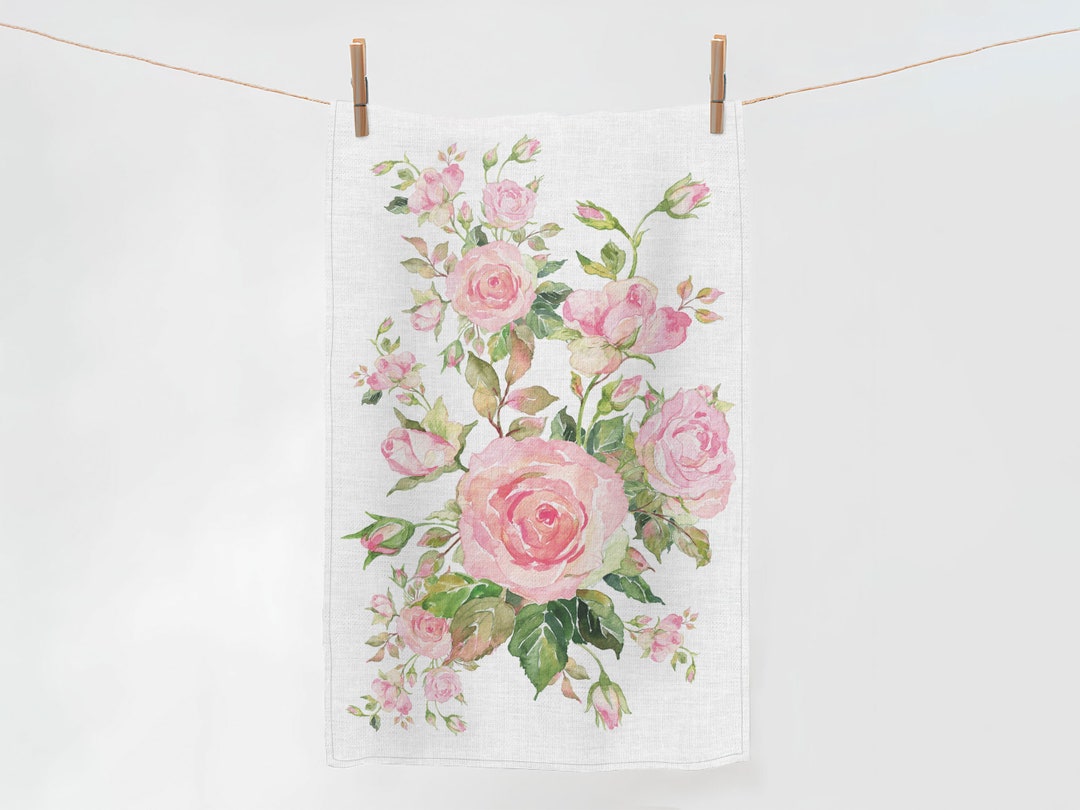 Towel, Eternal Bloom, Wedding Gift, Gift Idea, Roses Towel, Roses Home ...
