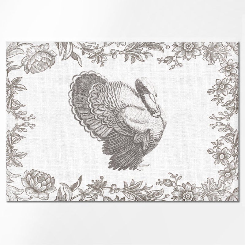 Turkey Placemats - Etsy