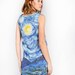 Starry Night Vincent Van Gogh Linen Dress Linen Tunic 100% - Etsy