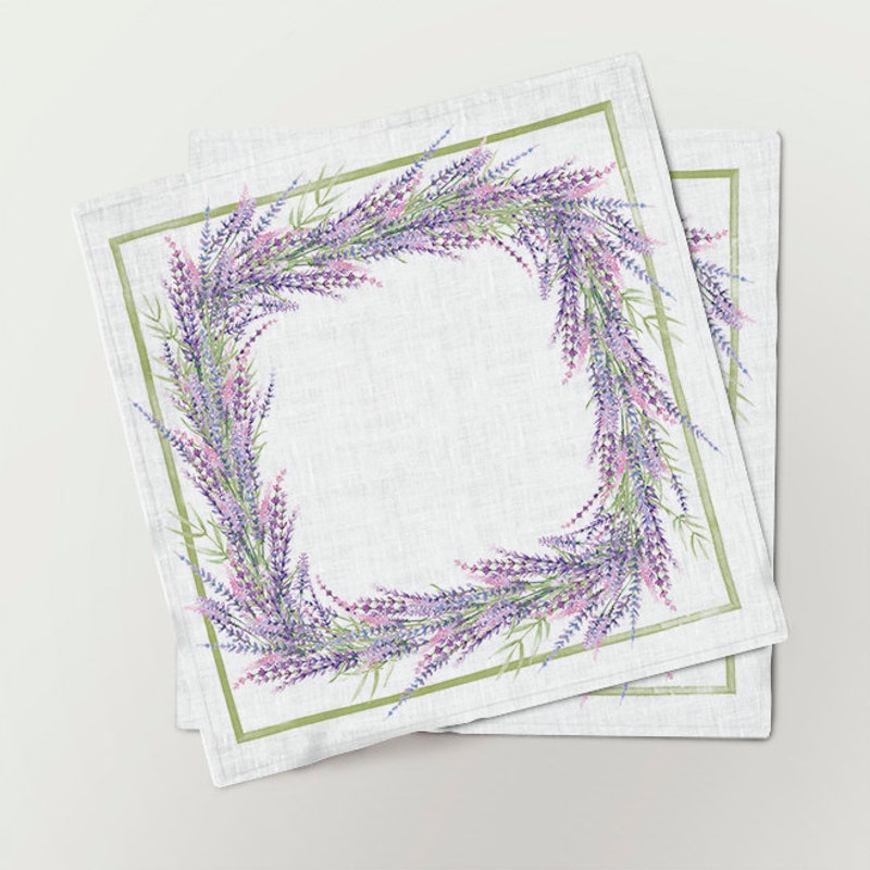 Lavender Napkins - Etsy