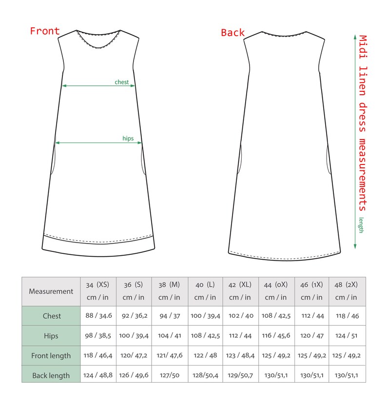 Linen Midi Dress, Claude Monet Water Lilies Print, Sleeveless Summer ...