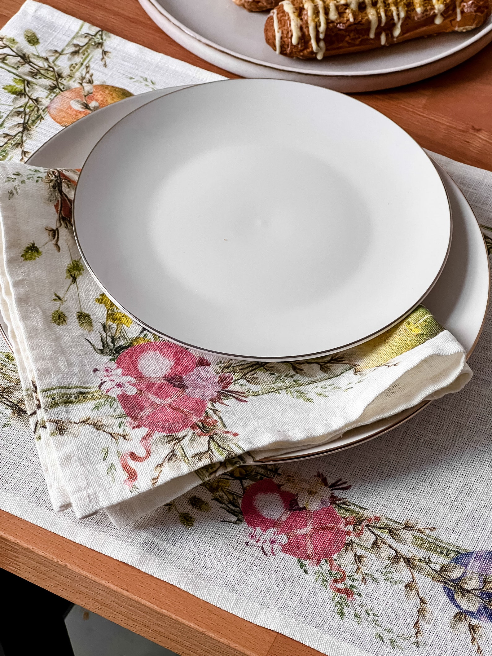 Easter Napkins Easter Wreath Easter Decor Easter Eggs - Etsy