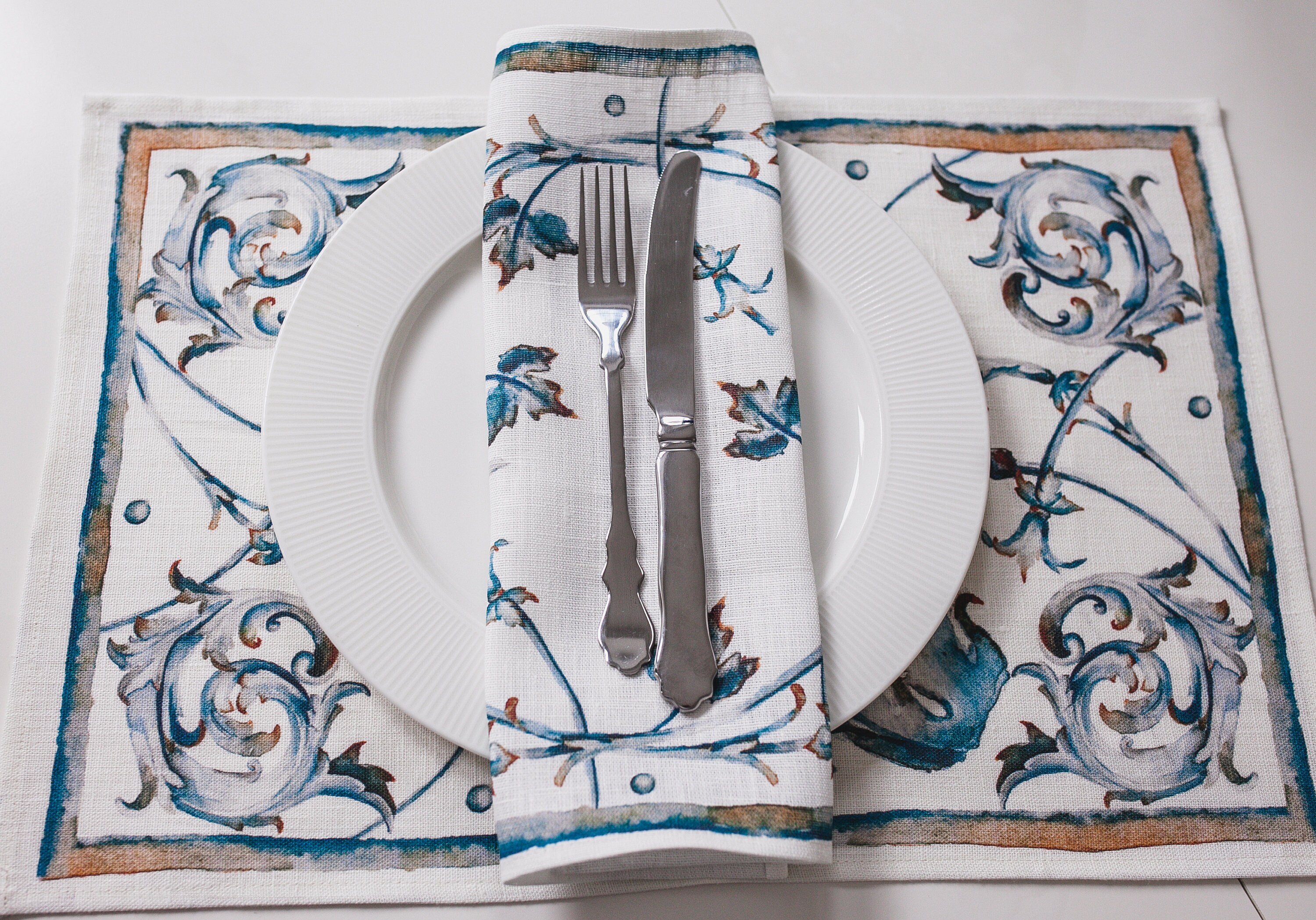 Placemats, vintage art, art deco, placemats ornaments, antique art ...