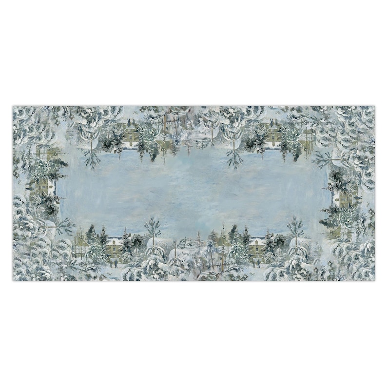 Holiday Tablecloth, Piette's House at Montfoucault, Camille Pissarro ...