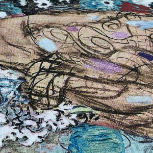 Wall Tapestry, Portrait of Maria Munk, Gustav Klimt, Wall Decor, Studio ...