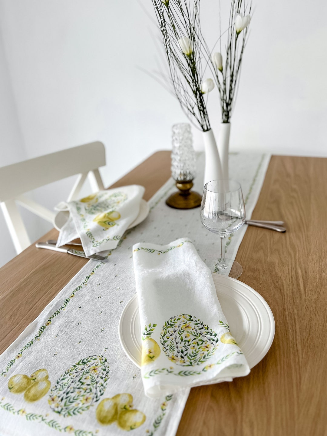 Table Runner, the Awakening of Spring, Easter Table Runner, Easter ...